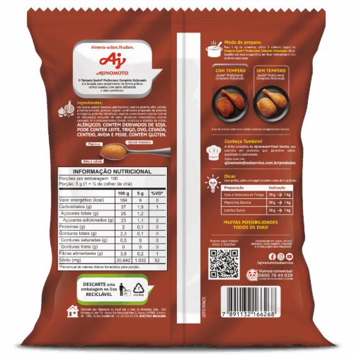 Tempero Sazón® Profissional Completo Defumado - Ajinomoto Foodservice